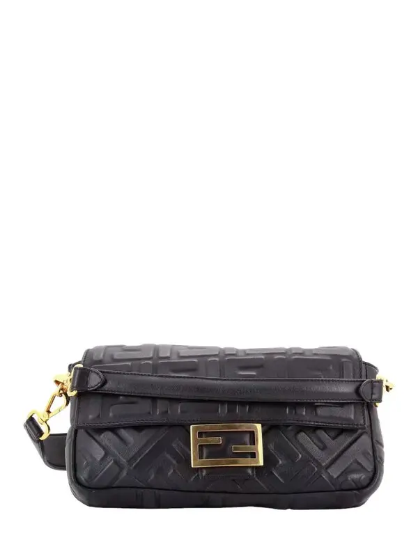 Fendi Baguette Nm Bag - Black