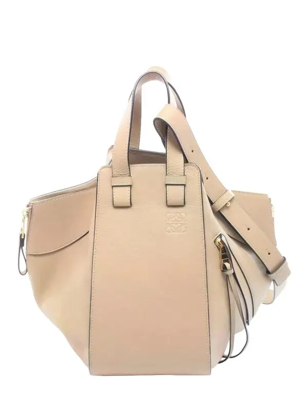 Loewe Small Grained Calfskin Hammock Satchel - Neutrals