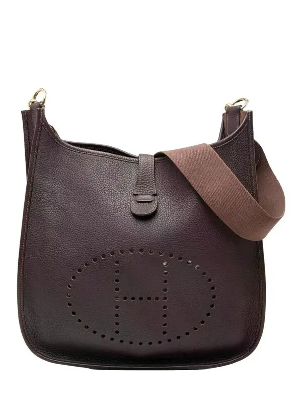 Hermès Clemence Evelyne I 33 Crossbody Bag - Purple