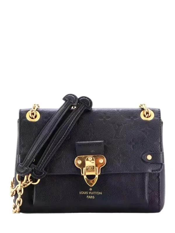 LOUIS VUITTON Vavin Handbag Monogram Empreinte Leather Bb Crossbody Bag - Black