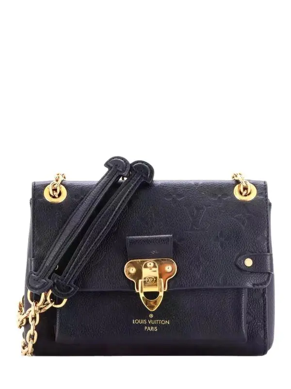 LOUIS VUITTON Vavin Handbag Monogram Empreinte Leather Bb Crossbody Bag - Black