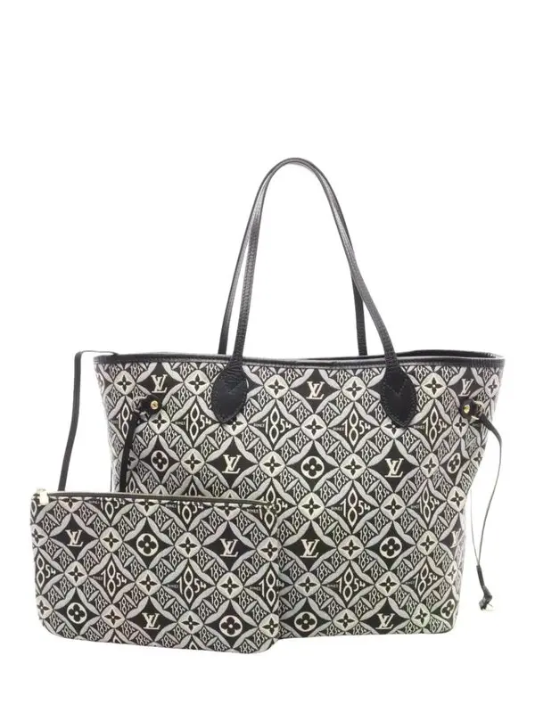 LOUIS VUITTON Since 1854 Neverfull Mm Tote Bag - Black