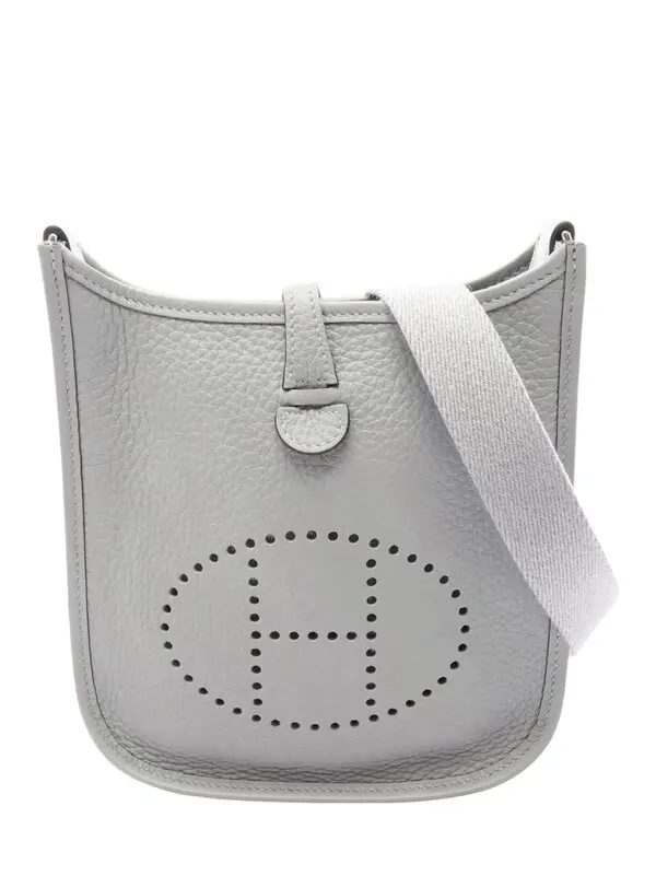 Hermès Clemence Evelyne Amazone 16 Crossbody Bag - Grey