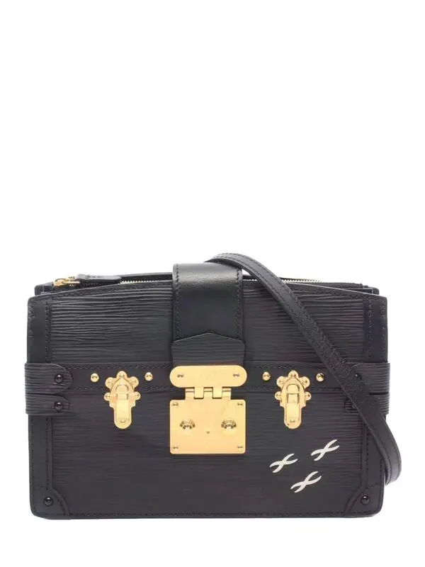 LOUIS VUITTON Epi Trunk Clutch Crossbody Bag - Black