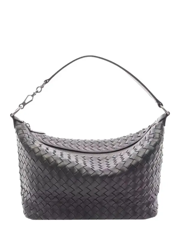 Bottega Veneta Intrecciato Hobo Bag - Black