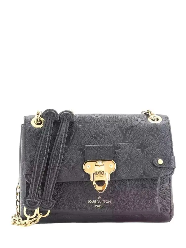 LOUIS VUITTON Vavin Monogram Empreinte Leather Bb Crossbody Bag - Black