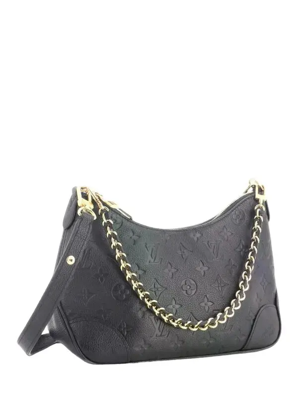 LOUIS VUITTON Boulogne Nm Shoulder Bag Monogram Empreinte Leather Pm - Black