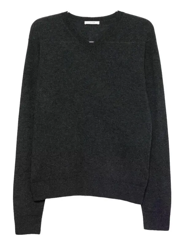 THE ROW Thamm V-neck Sweater - Grey