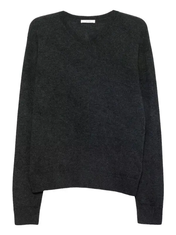 THE ROW Thamm V-neck Sweater - Grey