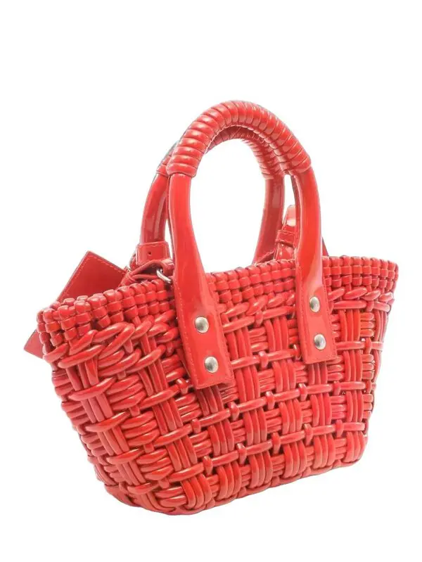 Balenciaga 2010s Bistro Basket Handbag - Red