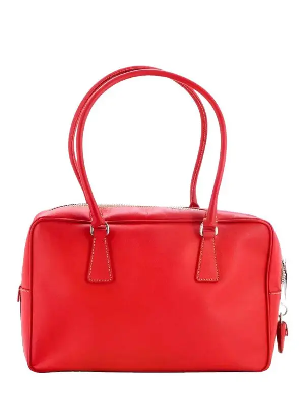 Prada Saffiano Leather Handbag - Red