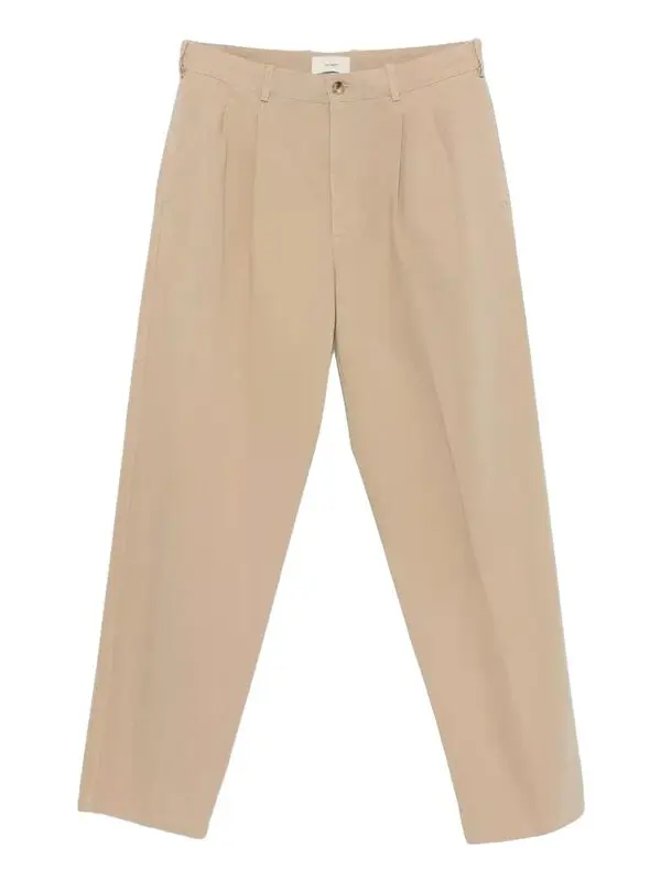 THE ROW Tomasino Pleated Trousers - Neutrals