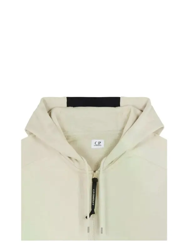 C.P. COMPANY Lens Zip-up Hoodie - Neutrals