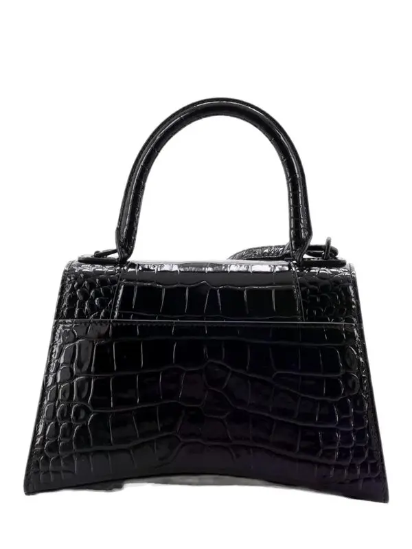 Balenciaga Hourglass Top Handle Bag - Black