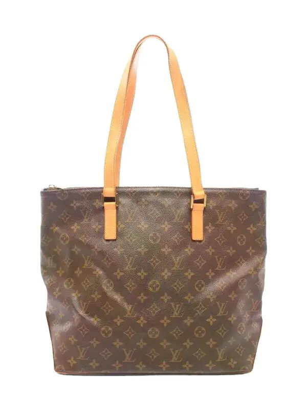 LOUIS VUITTON Monogram Canvas Cabas Mezzo Tote Bag - Brown