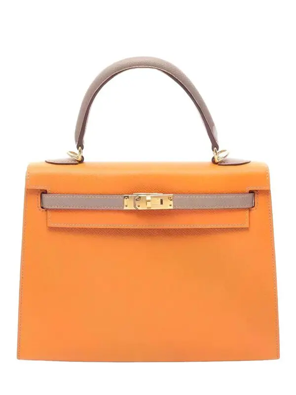 Hermès Kelly 25 Tote Bag - Orange