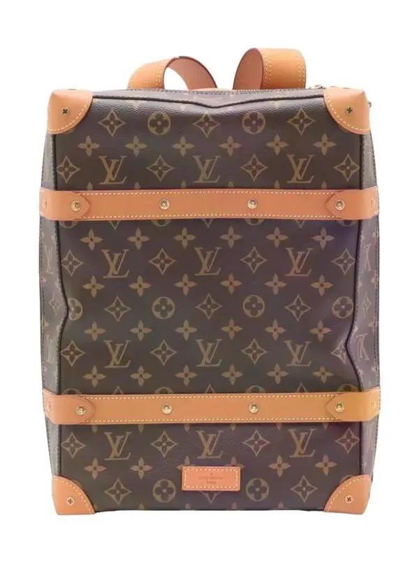 LOUIS VUITTON Monogram Soft Trunk Pm Backpack - Brown