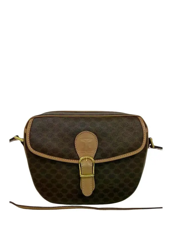 Celine 2015 Macadam Crossbody Bag - Brown