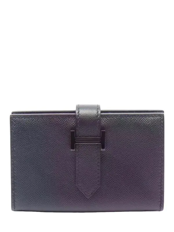 Hermès Béarn Mini Card Case - Black