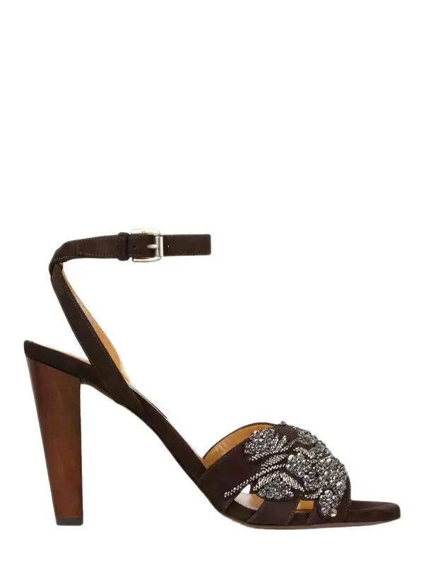 Ralph Lauren Ryne Heeled Sandals - Brown