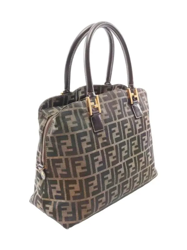 Fendi 2000s Zucca Monogram Handbag - Brown
