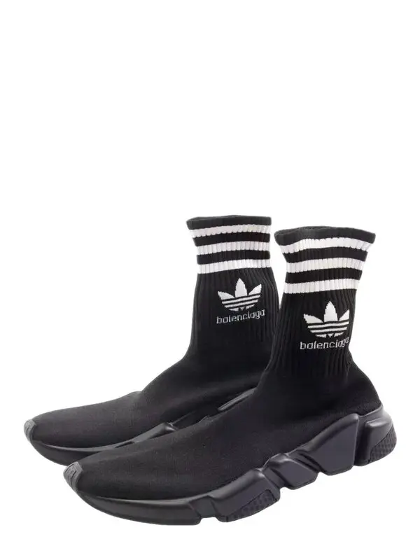 Balenciaga X Adidas Speed Sock Sneakers - Black