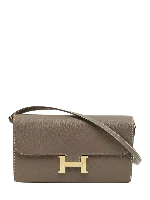 Hermès 2024 Constance Clutch Bag - Grey