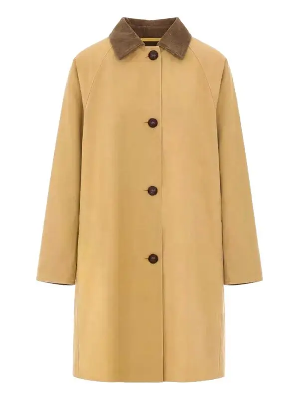 THE ROW Cotton Gabardine Single-breasted Coat - Neutrals