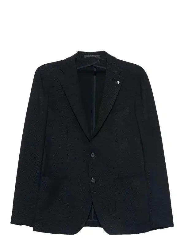 Tagliatore Pin-lapel Single-breasted Blazer - Blue