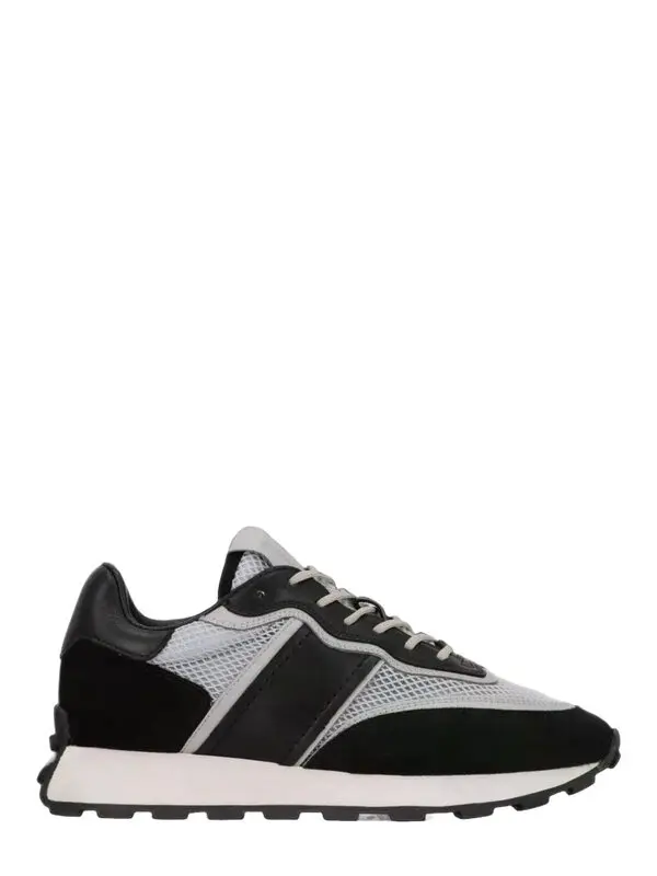 TOD'S Panelled Mesh-insert Sneakers - Black