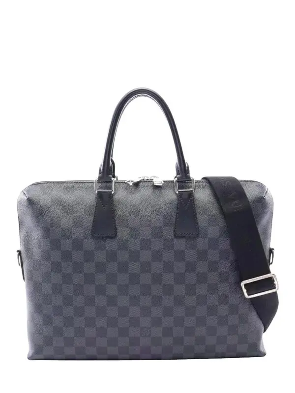 LOUIS VUITTON Damier Graphite Porte Documents Jour Business Bag - Black
