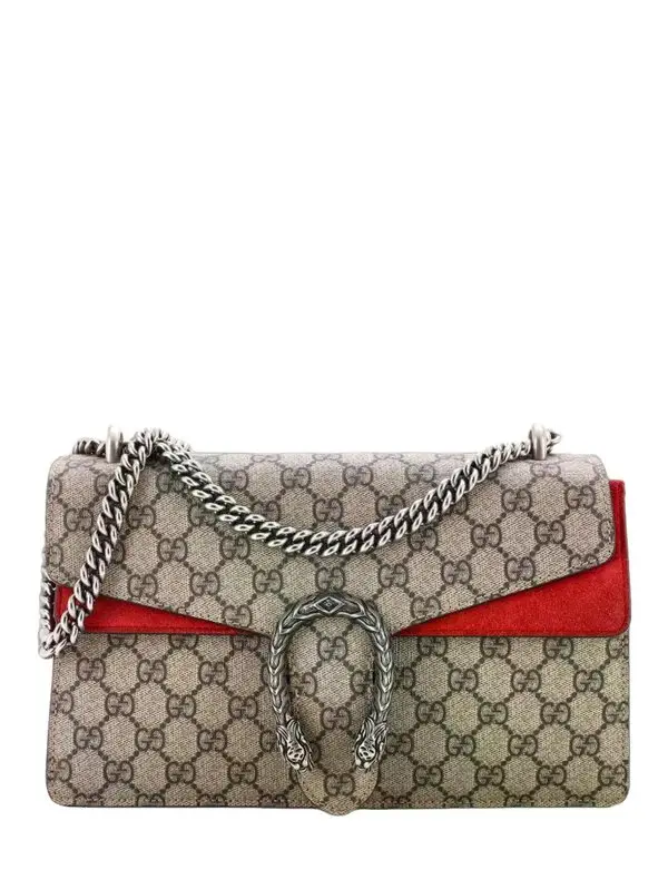 Gucci Dionysus Gg Coated Canvas Small Shoulder Bag - Red