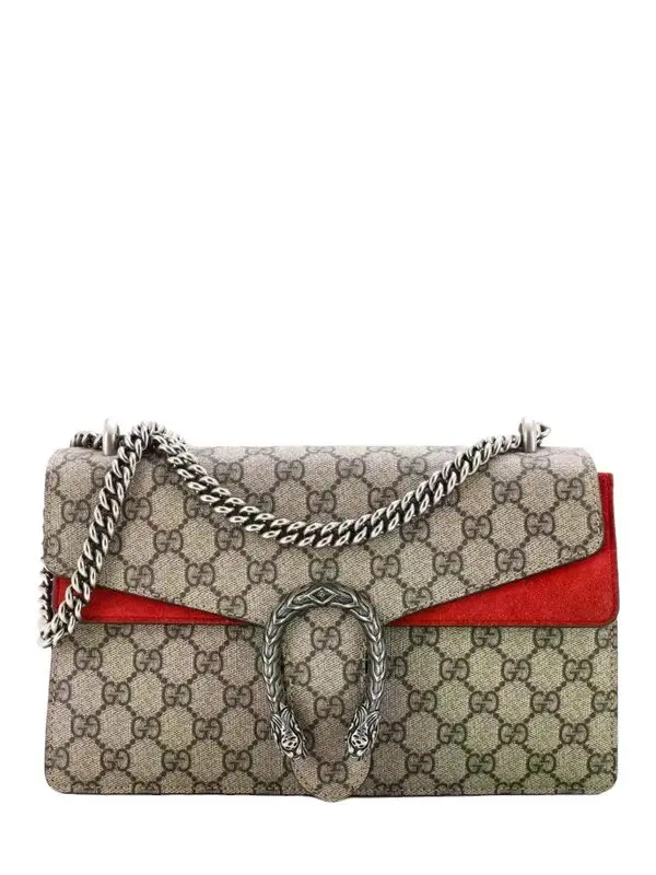 Gucci Dionysus Gg Coated Canvas Shoulder Bag - Red