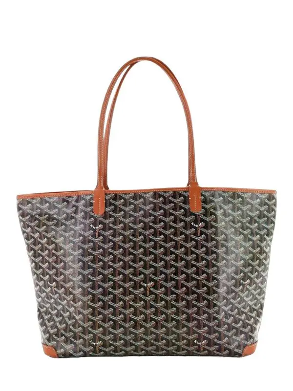 Goyard Artois Tote Coated Canvas Mm Shoulder Bag - Brown