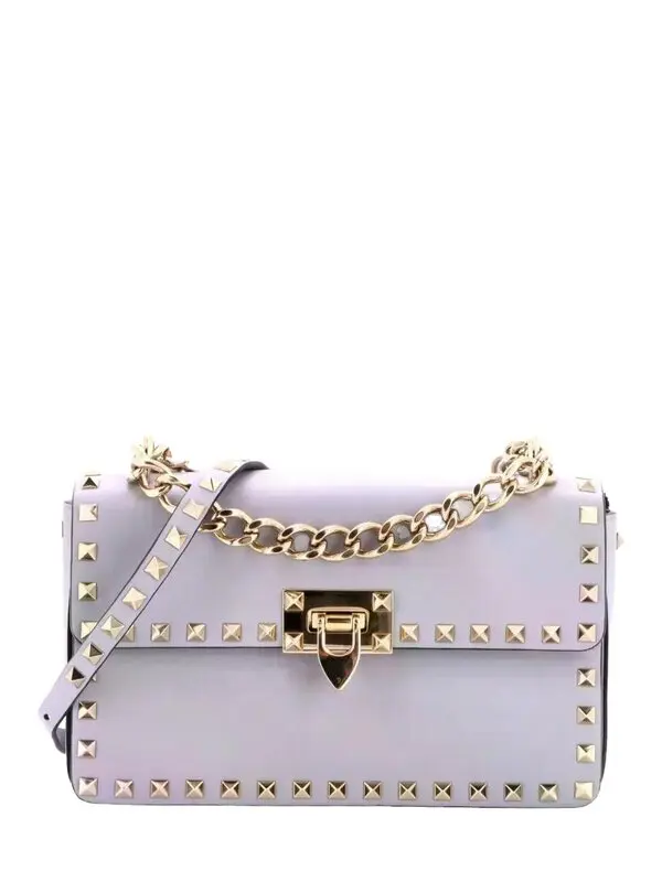 Valentino Garavani Rockstud Chain Bag - Grey