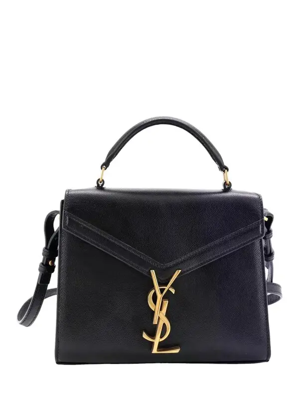 Saint Laurent Cassandra Bag - Black