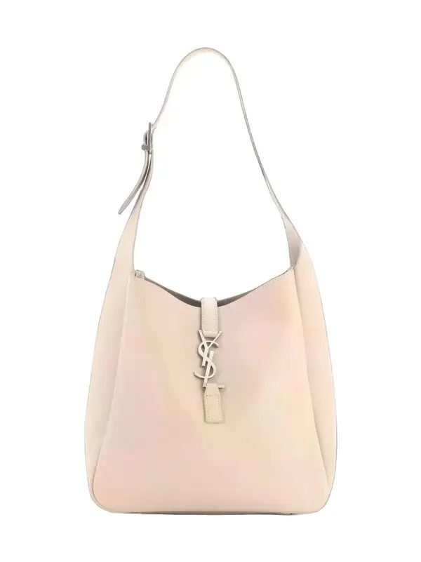 Saint Laurent Le 5 A 7 Hobo Bag - Neutrals
