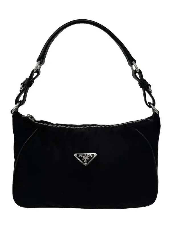 Prada Tessuto Shoulder Bag - Black