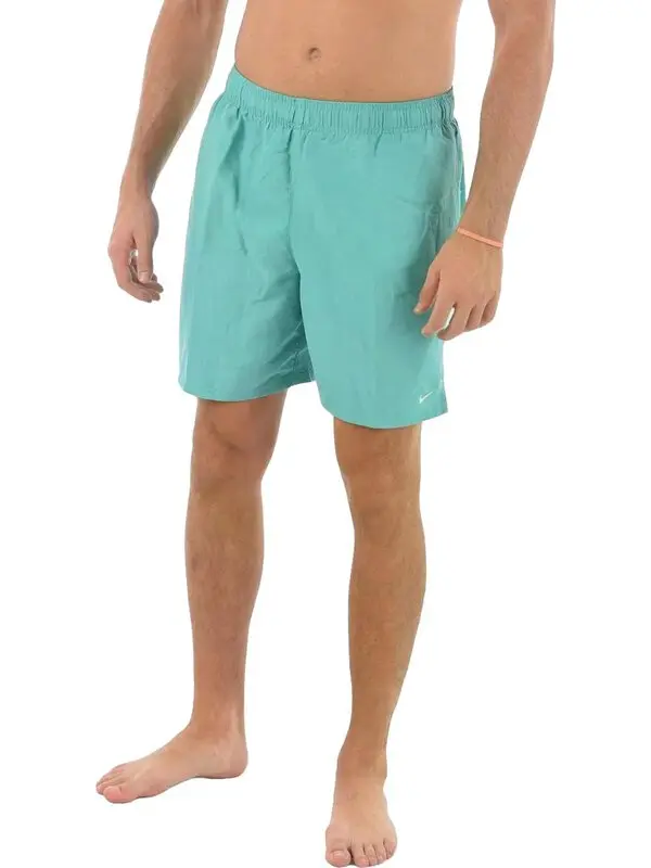 Nike Embroidered Logo Swim Shorts - Blue