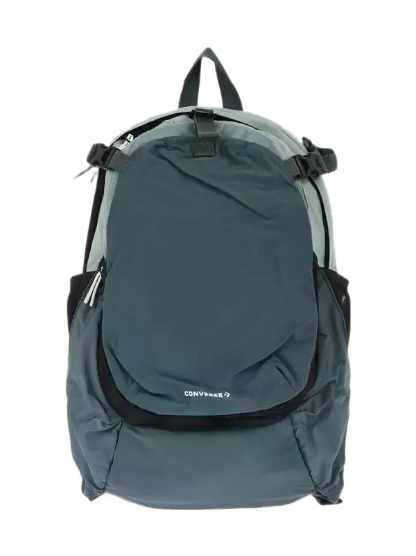 CONVERSE Multi-pocket Logo-print Backpack - Blue