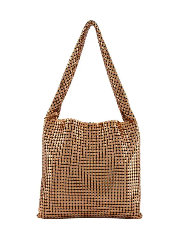 Rabanne Copper Pixel Handbag - Orange