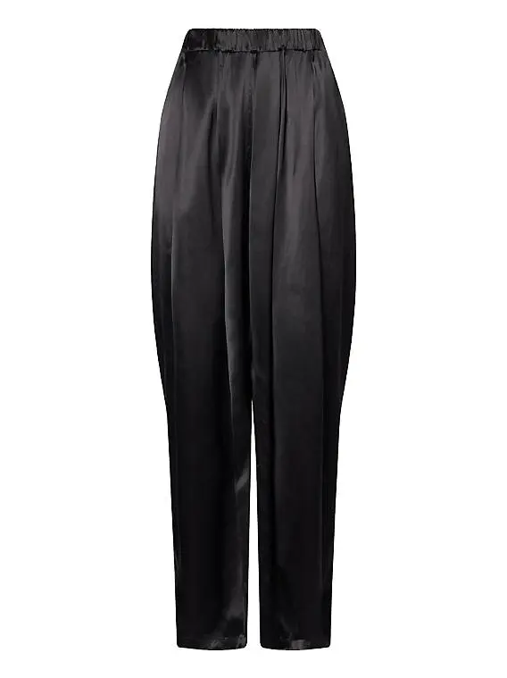 DARKPARK Simona Balloon Satin Trousers - Black
