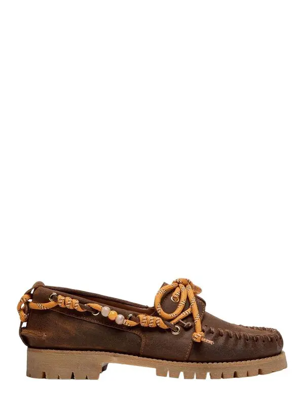 GOLDEN GOOSE Cruise Lace-up Loafers - Brown