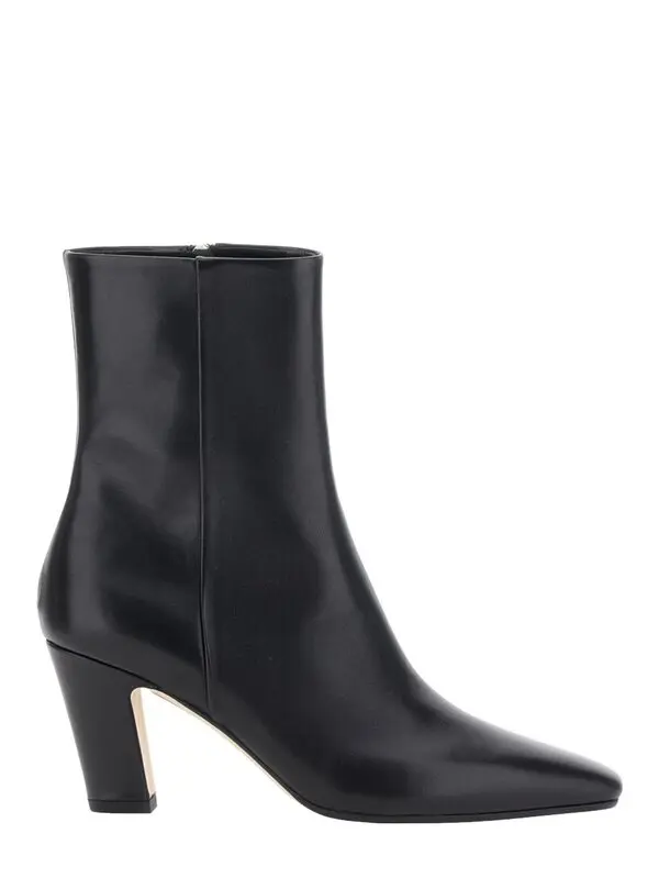 AeydĒ Square-toe Ankle Boots - Black