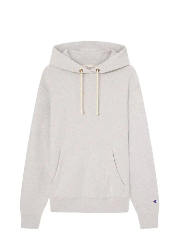 Champion Fleece Hoodie - Light Gray