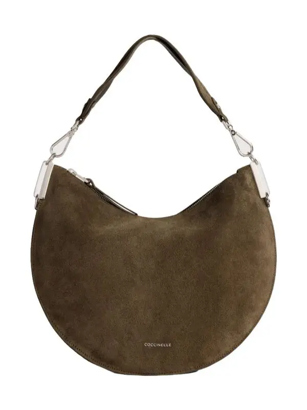 COCCINELLE Crescent Shoulder Bag - Fango