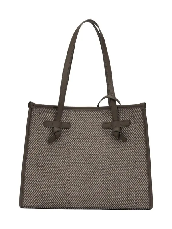 GIANNI CHIARINI Tote Bag With Dual Top Handles - Brown