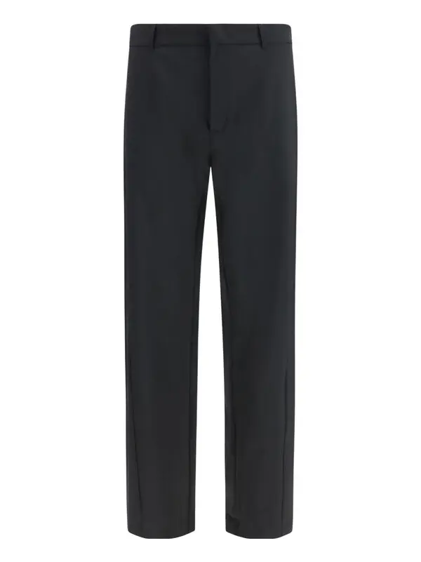 Herno Casual Trousers With Belt Loops - Black