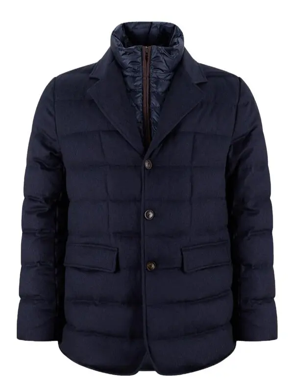 Herno Quilted Long-sleeve Padded Jacket - No