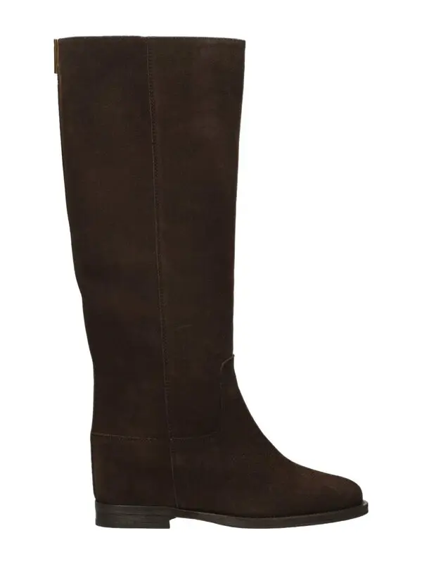 VIA ROMA 15 Round Toe Tall Boots - Black